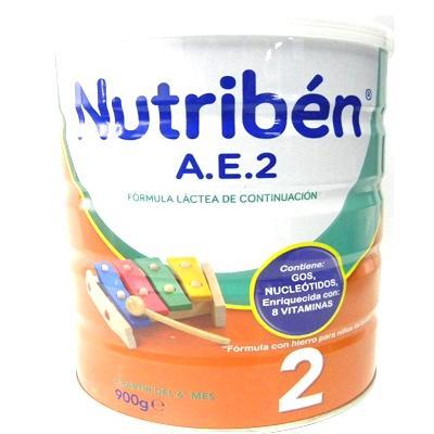 Fórmula Infantil Nutribén Ae2 Láctea Continuación 2 x 900 gr