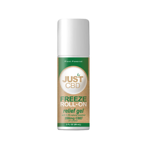Emulsión Just CBD 350 mg Freeze Mentol Roll On Frasco x 89 ml