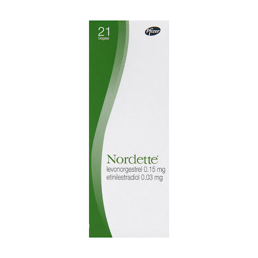 Nordette Levonorgestrel + Etinilestradiol 0.15mg/0.03mg Pfizer Caja x ...