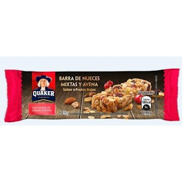 BARRA DE NUEZ QUAKER NATURAL BALANCE FRUT ARÁNDANOS PAQ.X40G.