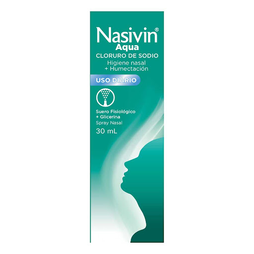 Nasivin Aqua Spray Nasal Frasco X 30ml Cloruro De Sodio