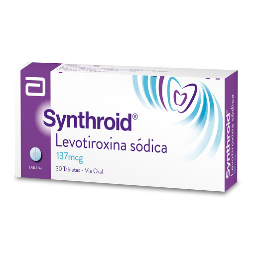 Synthroid 137 mcg Caja x 30 Tabletas