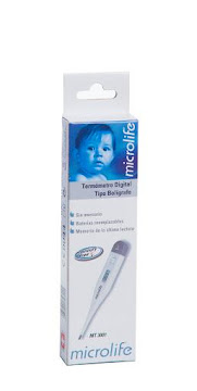 TERMÓMETRO MICROLIFE DIGITAL PUNTA RÍGIDA MT3001 X1UND.