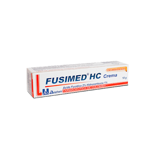 Fusimed HC Ácido Fusídico + Hidrocortisona 20%/1% Crema Biochem x 10 gr