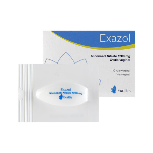 Exazol Miconazol Nitrato 1200 mg Caja x 1 Óvulo