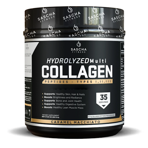 Sascha Fitness Colágeno Hidrolizado Caramelo Macchiato x 507 gr