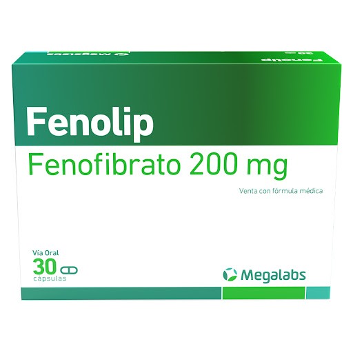 Fenolip Fenofibrato 200 mg Garmisch Caja x 30 Cápsulas