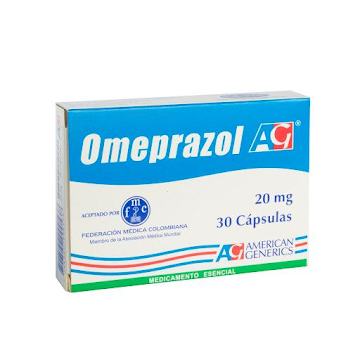 Omeprazol AG 20 mg Caja x 30 Cápsulas