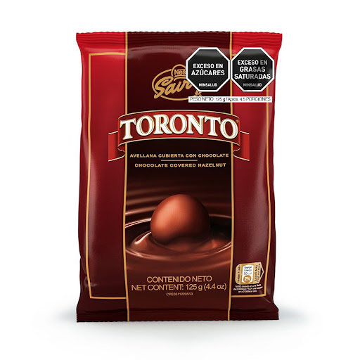 Chocolates Toronto Savoy Bolsa x 125 gr
