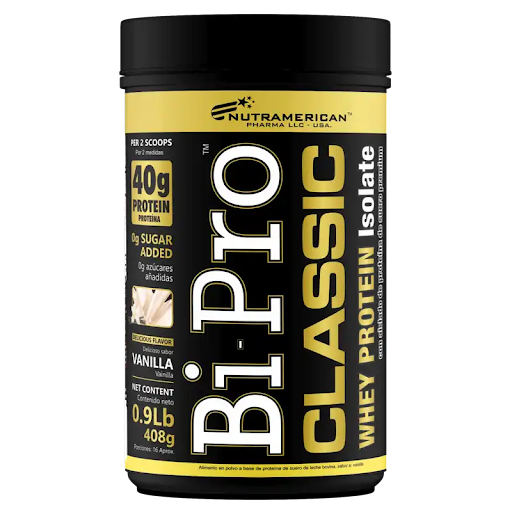 Proteína BiPro Classic Nutramerican Tarro x 408 gr