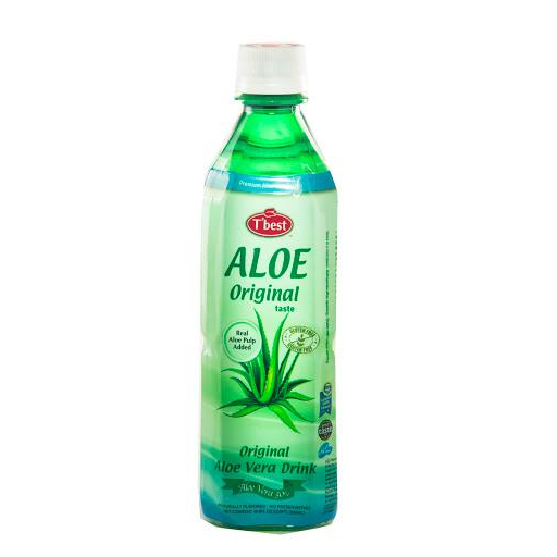 Agua T´Best Aloe Vera Original Taste Sugar Free x 500 ml