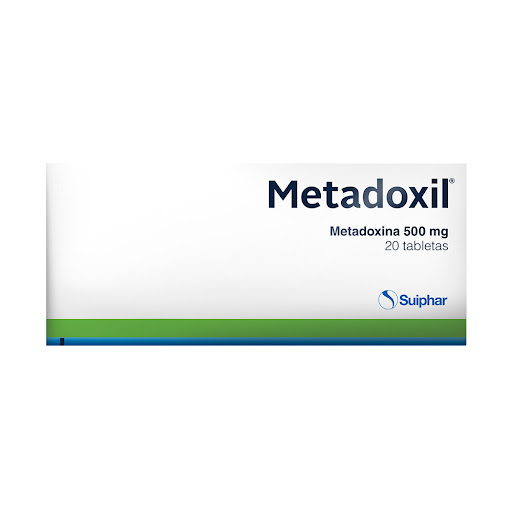Metadoxil Metadoxina 500 mg Suiphar Caja x 20 Tabletas