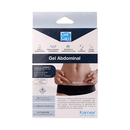Gel Abdominal Kamex International Caja x 4 und
