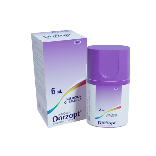 **Dorzopt Solución Oftálmica Frasco x6Ml. Procaps Dorzolamina Timolol