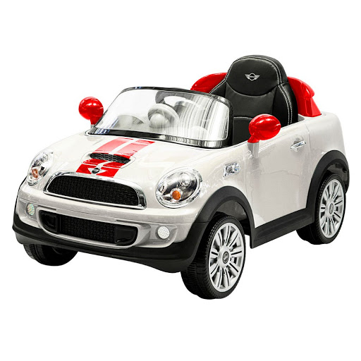 Solo Online Carro Electrico Mini Cooper White Con Control Remoto