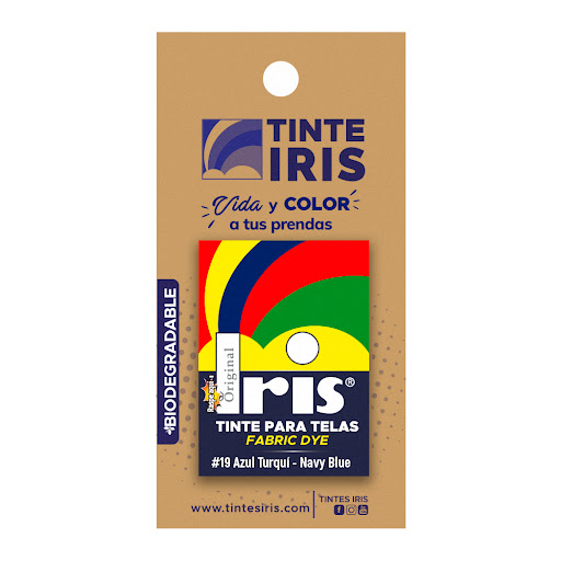 Colorante Textil Iris Azul Turqui #19 x 1 und