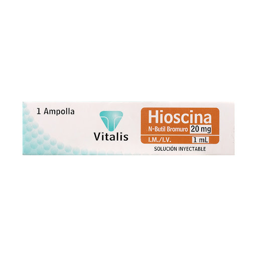 Hioscina 20mg/1ml Vitalis Caja x 1 Ampolla