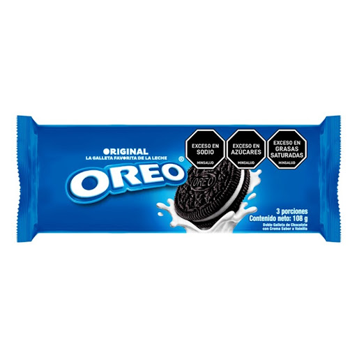Galleta Oreo Original Rollo Paquete x 108 gr