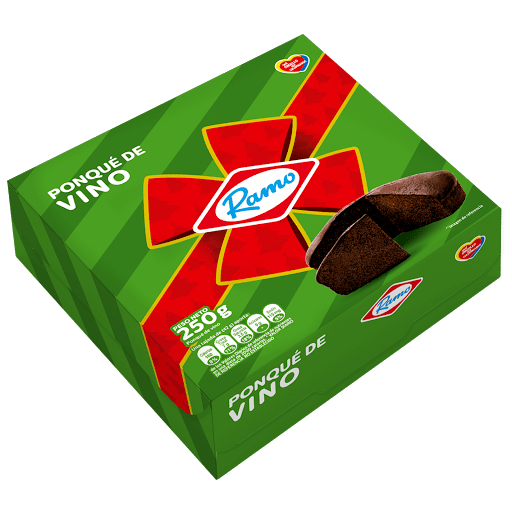 Ponque Ramo de Vino Caja x 250 g
