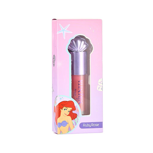 Rubor Líquido Ruby Rose Seashell Glow La Sirenita Caja x 3.2 g