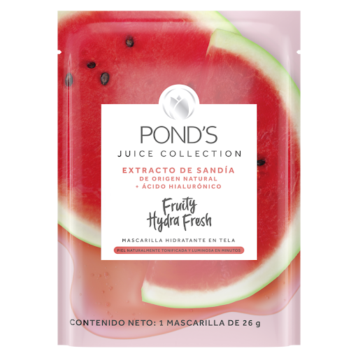 Mascarilla Ponds Fruity Hidratante Sandia x 26 gr