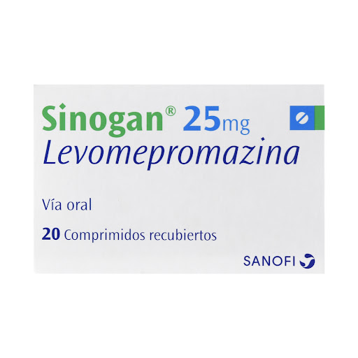 Sinogan Levomepromazina 25 mg Sanofi Caja x 20 Comprimidos