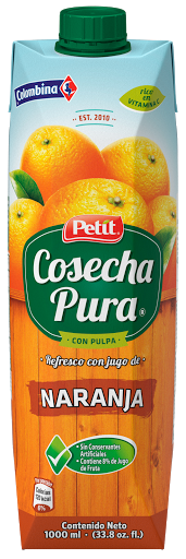 Jugo Natural Petit Cosecha Pura Sabor A Naranja x 1000 ml undefined
