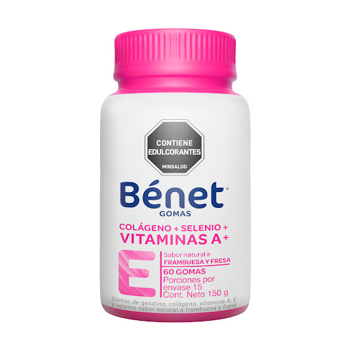 Benet Gomas Colágeno Biotina Vitamina E x 60 und