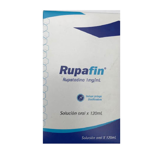 Rupafin Rupatadina 1 mg Frasco x 120 ml
