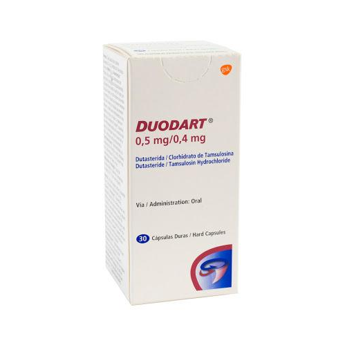 Duodart Dutasterida + Tamsulosina 0.5/0.4mg GSK Caja x 30 Cápsulas