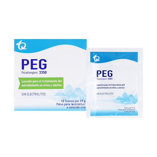 Peg Polietilenglicol 100 mg Fracción Sobre x 17 gr