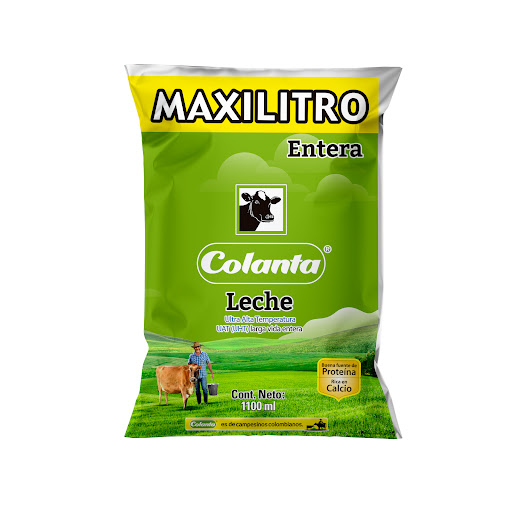 //Leche Entera Colanta Bolsa x1100 ml