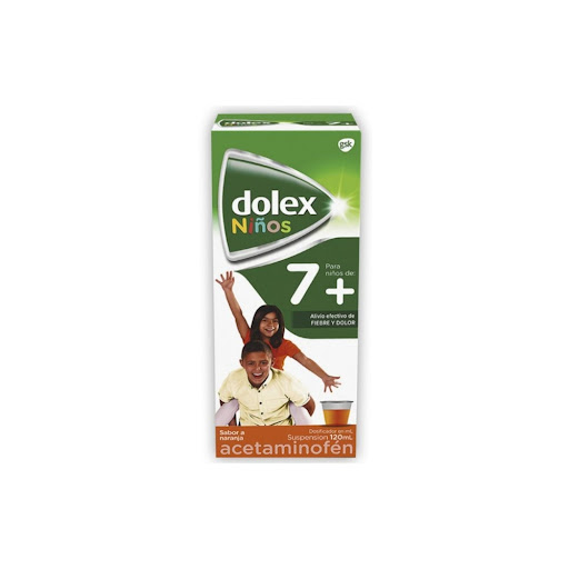 Dolex Niños 7+ Acetaminofén x 120 ml