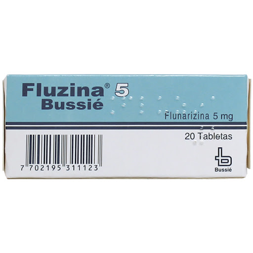 Fluzina Flunarizina 5 mg Bussie Caja x 20 Tabletas