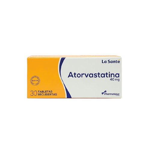 Atorvastatina 40 mg La Santé Caja x 30 Tabletas