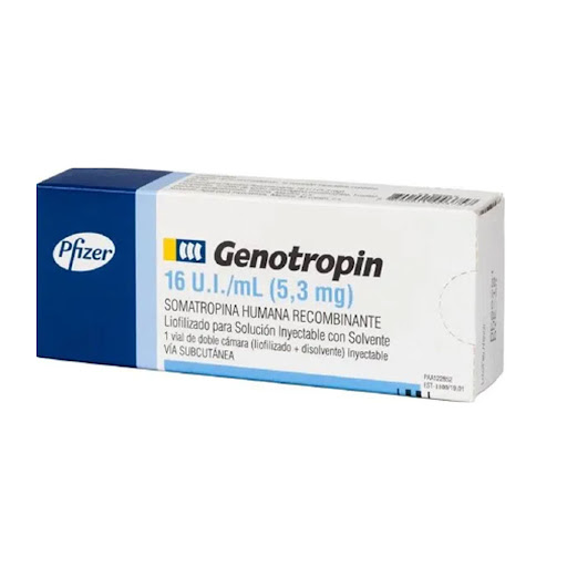 GENOTROPIN 5.3MG(16IU) POLVO PARA INYECCION X 1 CARPULA PFIZER S-PR$