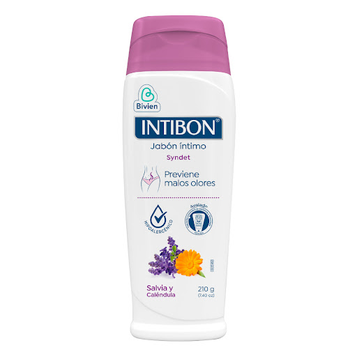 Jabón Íntimo Intibon Secretos Naturales Salvia y Caléndula Mujer Frasco ...