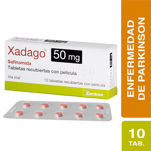 Xadago 50MG Safidamina Caja X 10 Tabletas