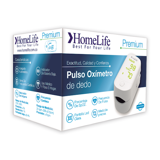 Pulsoximetro Homelife De Dedo Premium Fs10d x 1 und