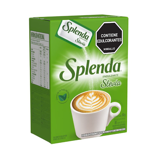 Endulzante Splenda Stevia Caja 1 gr x 80 Sobres