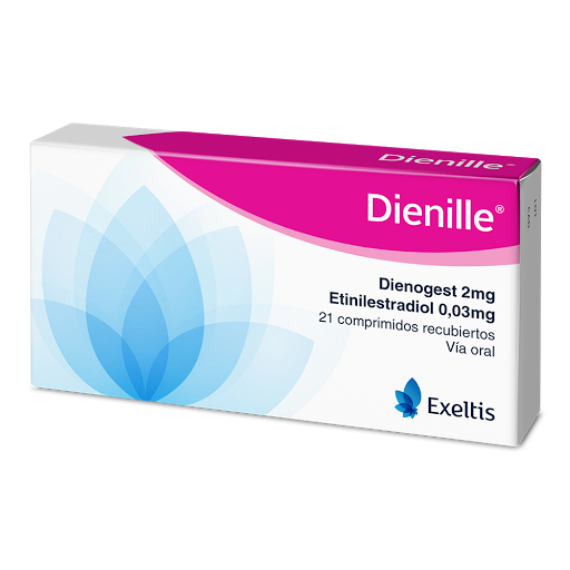 Dienille Dienogest + Etinilestradiol 2/0.03 mg Exeltis Caja x 21 ...