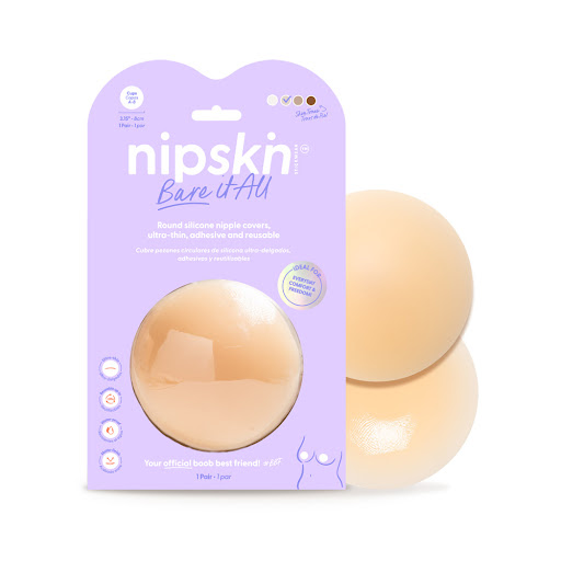Cubre Pezones Nipskin Silicona Tono Vainilla x 1 par
