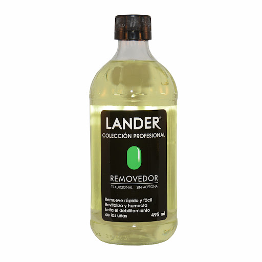 Quitaesmalte Removedor Lander Profesional x 495 ml