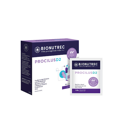 Procilus D2 Probioticos 1 gr Bionutrec Sabor Uva x 10 Sobres