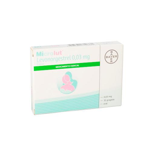 Microlut 0.03mg Grageas Caja X35grg. Bayer Levonorgestrel
