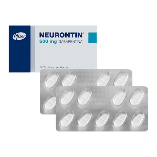 Neurontin Gabapentina 600 mg Pfizer Caja x 18 Tabletas
