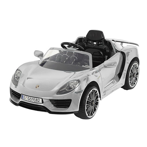 Solo Online Carro Electrico Prinsel Auto Porsche 918 Spyder Silver X 1 ...