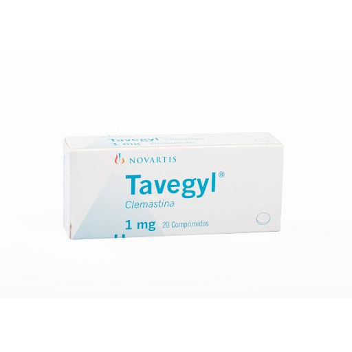 Tavegyl 1 mg Caja x 20 Comprimidos