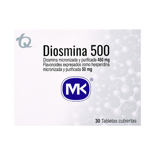 Diosmina MK 500 mg Caja x 30 Tabletas