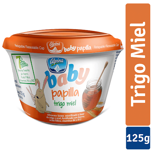 Papilla Alpina Baby Trigo Miel x 125 gr